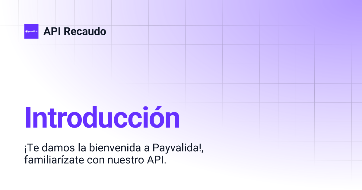 Introducción | API Recaudo