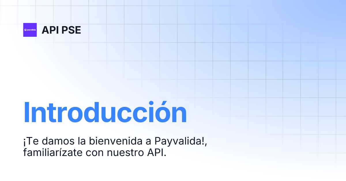 Introducción | API PSE