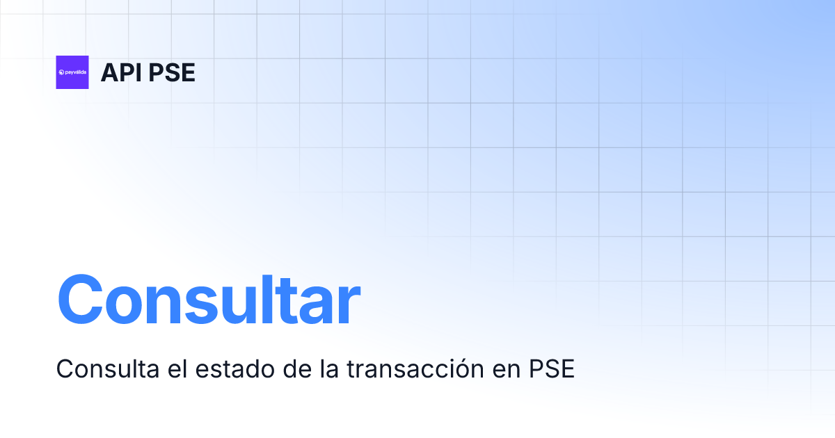 Consultar | API PSE